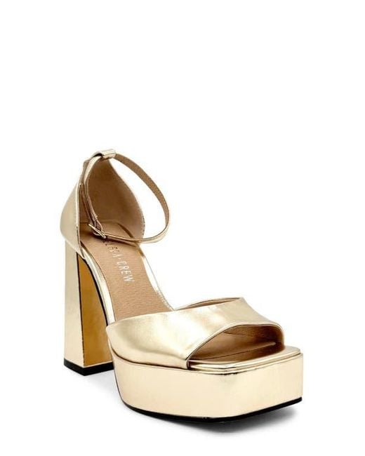 Chelsea Crew Chaser Platform Pump in Metallic | Lyst