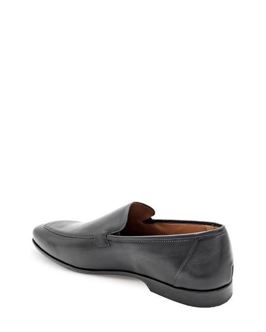 Mezlan Apron Toe Leather Loafer in Gray for Men | Lyst