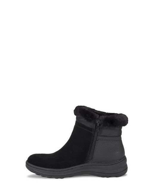 BareTraps Aidan Water Resistant Faux Fur Trim Boot in Black | Lyst