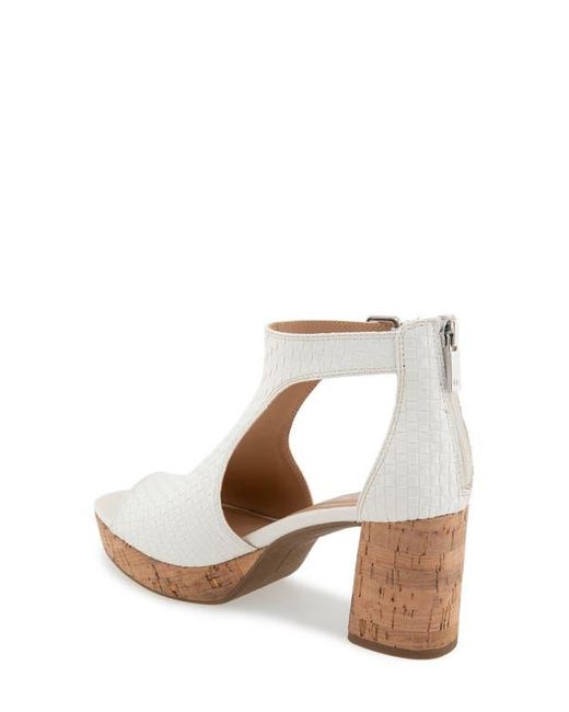 Kenneth Cole Randee Platform Sandal in White | Lyst
