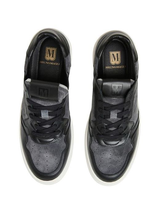Bruno Magli Henry Low Top Sneaker in Black for Men | Lyst