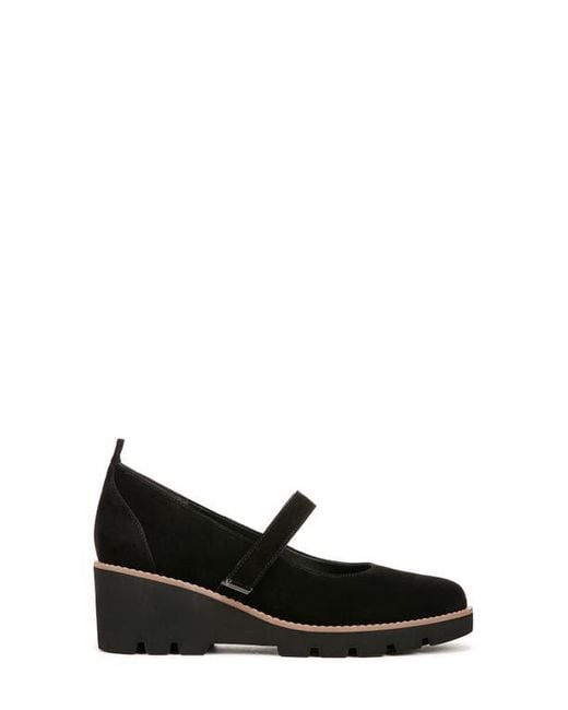 Vionic Alma Mary Jane Wedge Pump in Black | Lyst