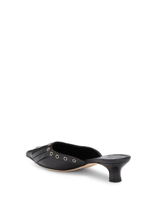 Aeyde Tania Kiltie Fringe Mule in Black | Lyst