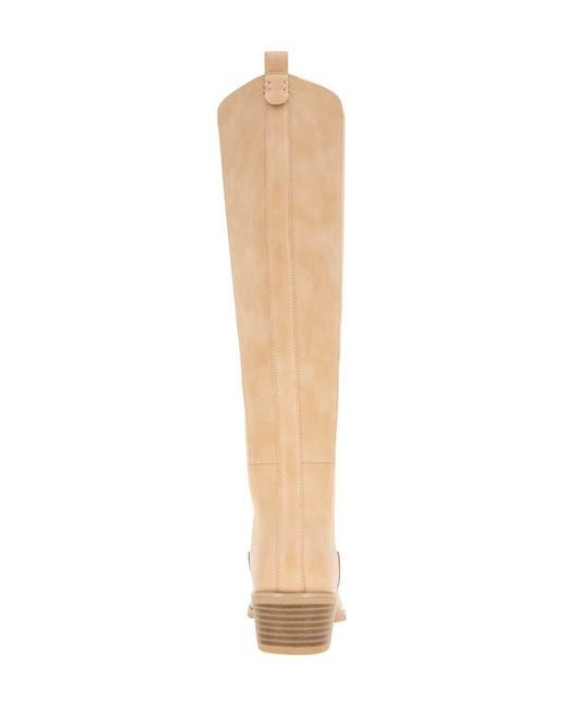 Splendid Camel Knee-High Chelsea Boots in Natural | Lyst