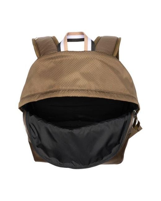 BOSS Pixel Logo Backpack in Brown | Lyst