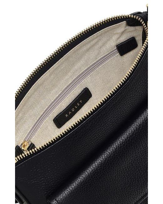 Radley Colebrook Close Small Leather Crossbody Bag in Black | Lyst