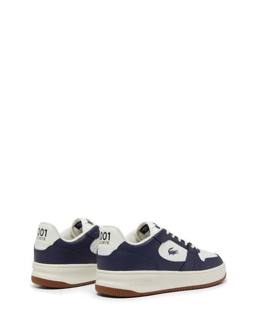 Lacoste L001 Set 224 Leather Sneaker in Blue for Men | Lyst
