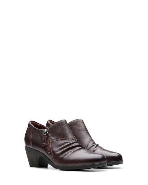 Clarks Emily2 Braley Ankle Booties in Brown | Lyst