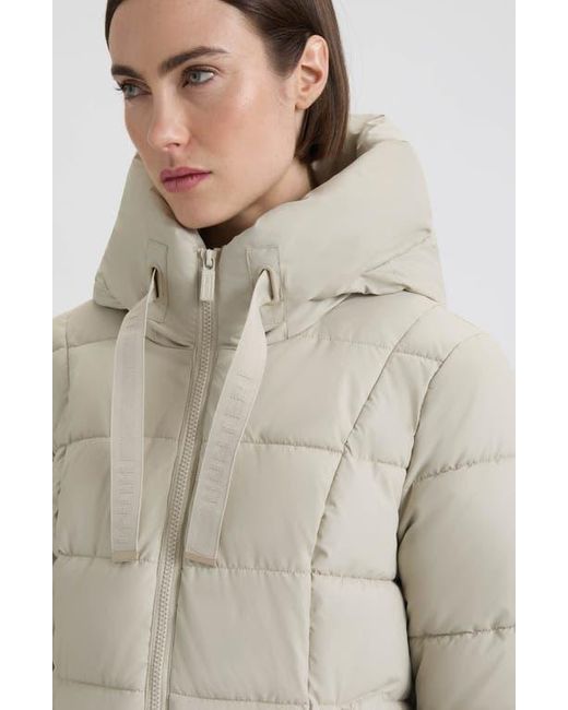 HUNTER Ireland Water Repellent Faux Shearling Lined Puffer Jacket in ...