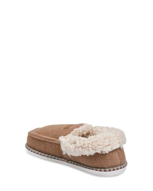 GAAHUU Felt Aux Shearling Lined Slipper in Natural | Lyst