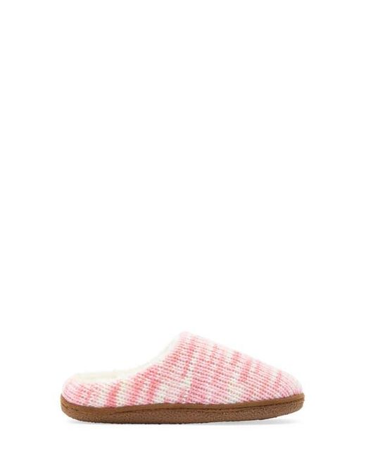 Børn Chenille Faux Fur Lined Scuff Slipper ()
