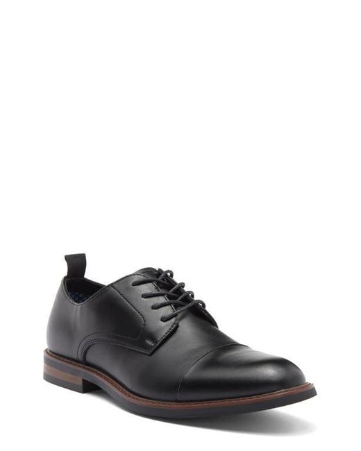 Steve Madden Cap Toe Derby in Black for Men | Lyst