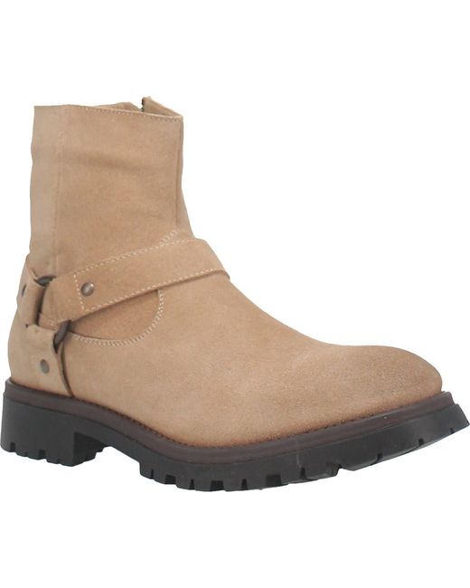 Dingo Road Trip Harness Short Boot in Brown for Men | Lyst