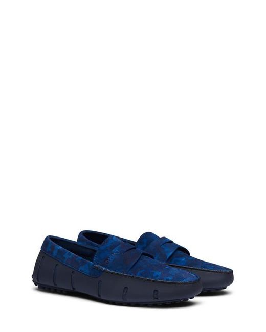 Swims Luxe Lace-Up Driving Loafer in Blue for Men | Lyst