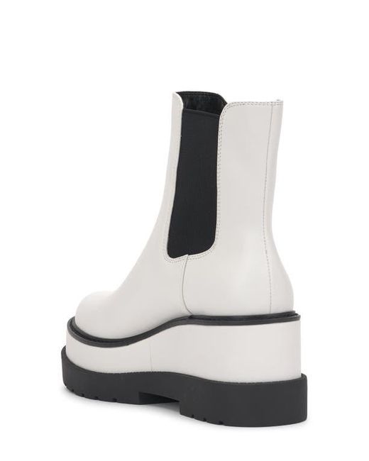 Jessica Simpson Ivean Platform Wedge Boot in White | Lyst