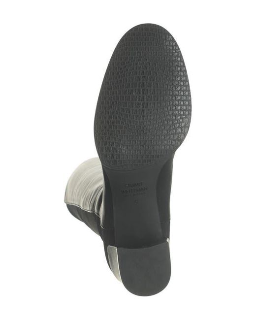 Stuart Weitzman City Block Heel Boot in Black | Lyst
