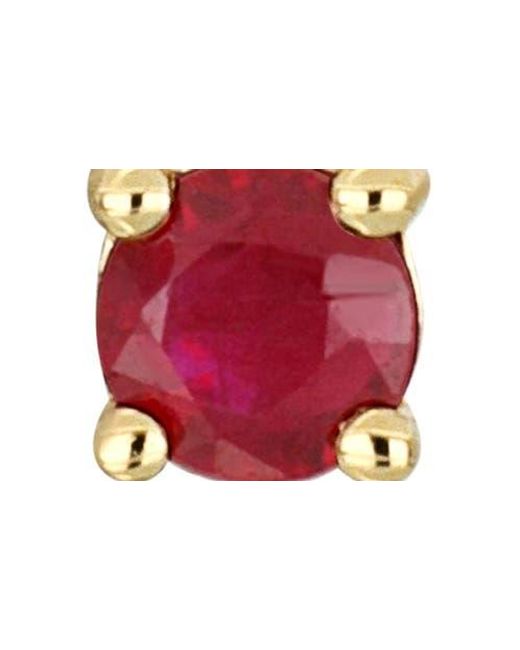 Bony Levy El Mar Ruby & Diamond Pavé Drop Earrings in White | Lyst