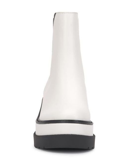 Jessica Simpson Ivean Platform Wedge Boot in White | Lyst