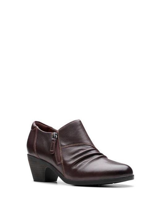 Clarks Emily2 Braley Ankle Booties in Brown | Lyst