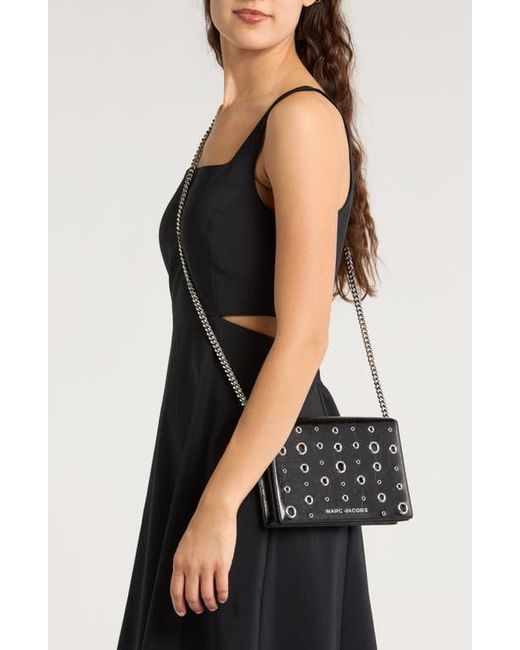 Marc Jacobs Grommet Flap Shoulder Bag in Black | Lyst