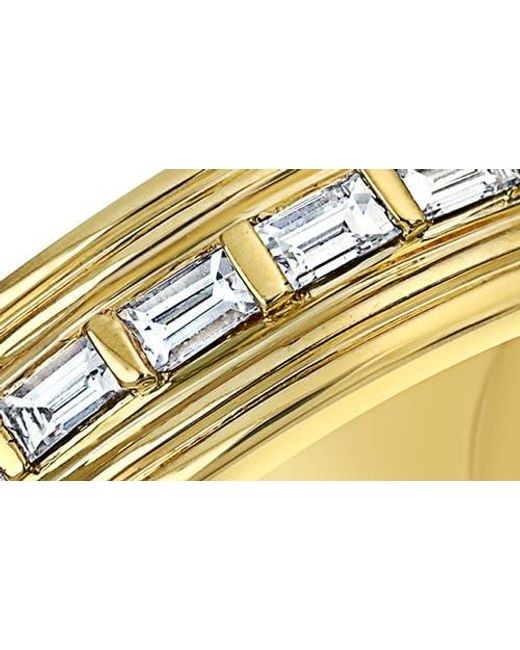 Bony Levy 18K Baguette-Cut Diamond Band Ring in Metallic for Men | Lyst