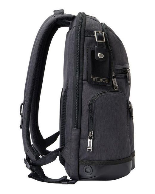 Tumi Parrish Leather Trimmed Backpack in Black for Men | Lyst