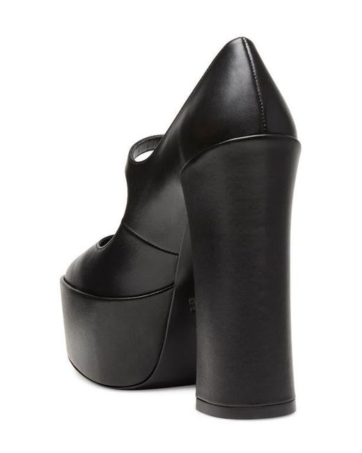 Stuart Weitzman Skyhigh 145 Mary Jane Platform Pump in Black | Lyst