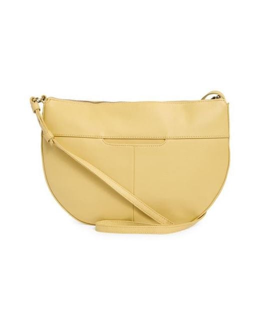 Hobo International Cosmo Leather Shoulder Bag in Yellow | Lyst