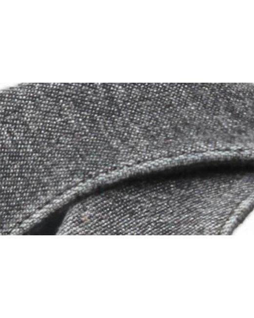 Love Rio Jenna Denim Platform Wedge Sandal in Black | Lyst