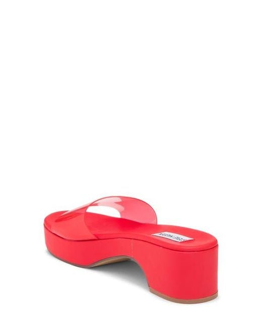 Steve Madden Corina Sandal in Red | Lyst