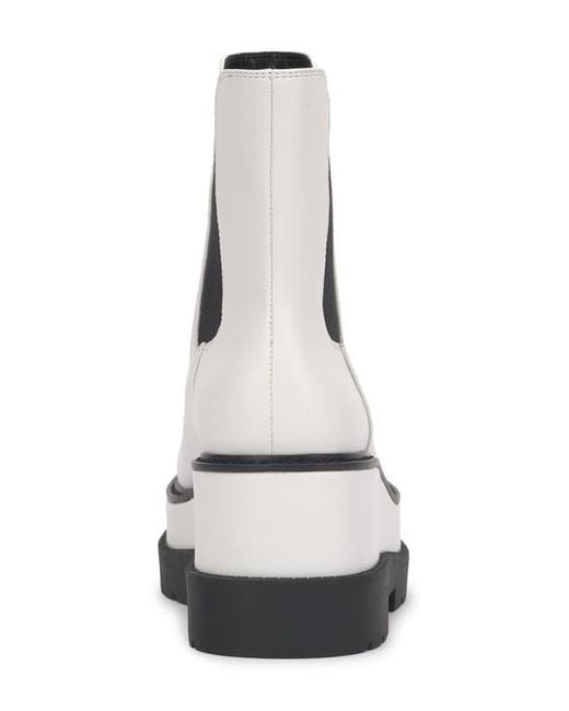 Jessica Simpson Ivean Platform Wedge Boot in White | Lyst