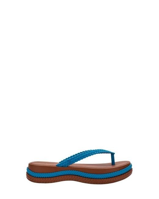Melissa Leblon Platform Flip Flop in Blue | Lyst