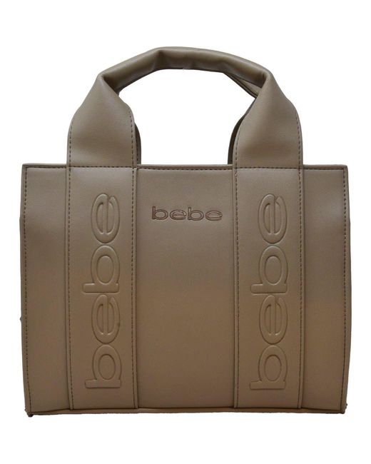 Bebe Hana Mini Satchel in Brown | Lyst