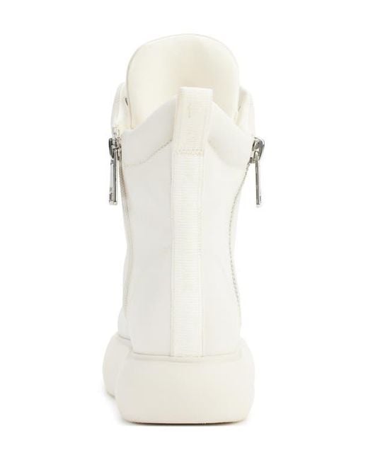 DKNY Aken Sneaker Boot in White | Lyst