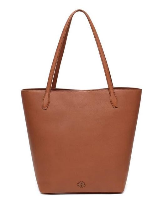 New Amsterdam Leatherworks Asher Large Tote in Brown | Lyst