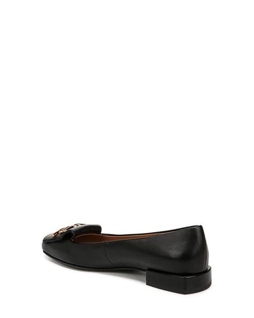 Sam Edelman Emina Square Toe Flat in Black | Lyst