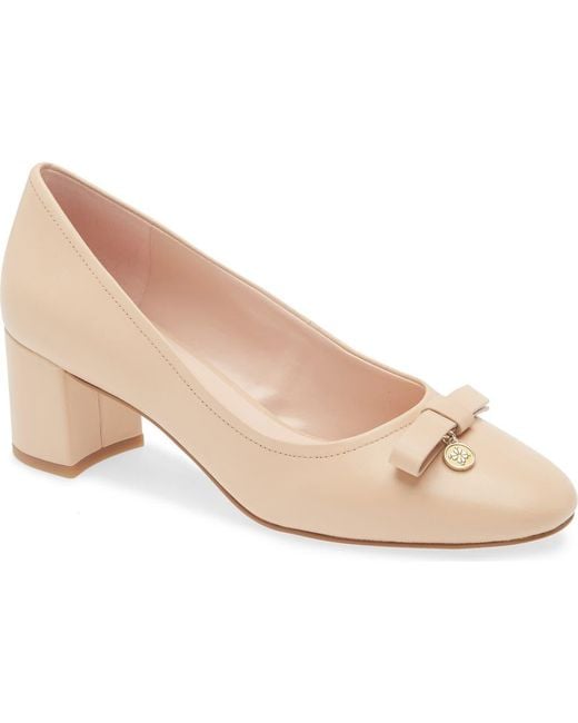 Kate Spade Bermuda Block Heel Pump in Pink | Lyst