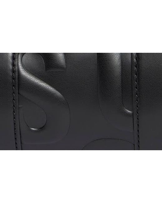 Marc Jacobs Embossed Leather Barrel Bag in Black | Lyst