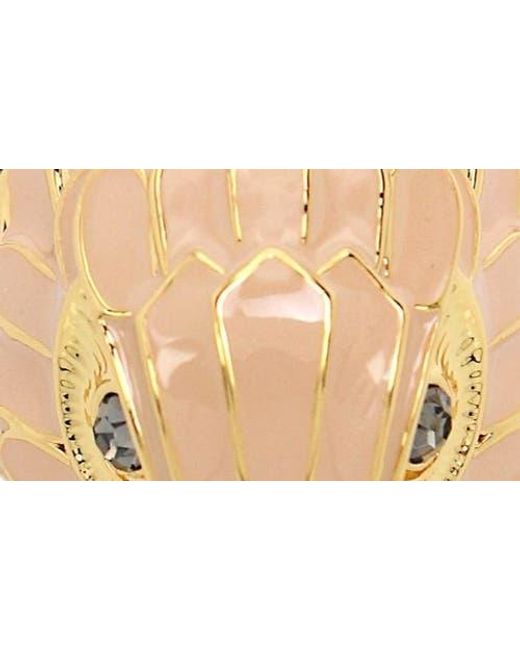 Kurt Geiger Enamel Eagle Head Ring in White | Lyst