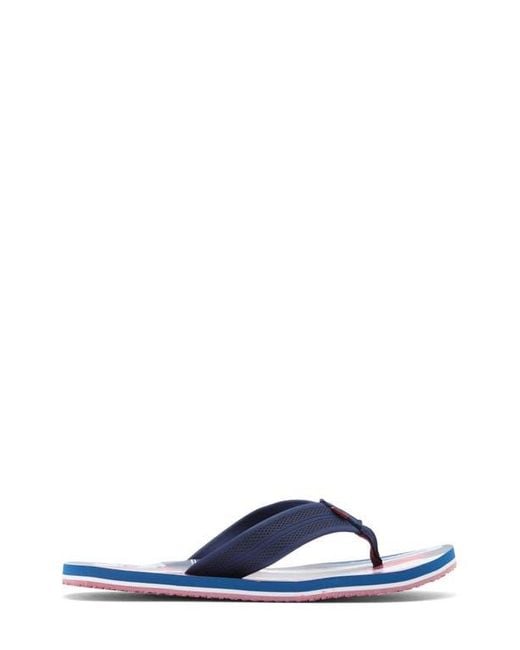 Izod Americana Print Flip Flop in White for Men | Lyst
