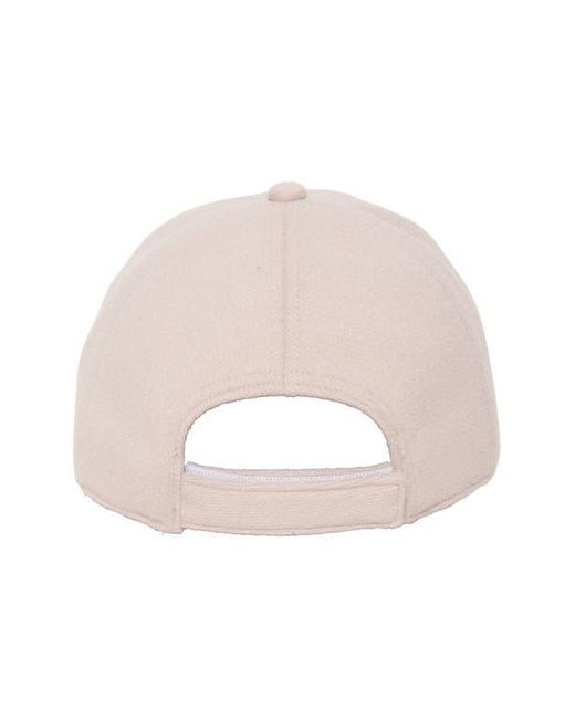 David & Young La Faux Shearling Baseball Cap in Pink | Lyst