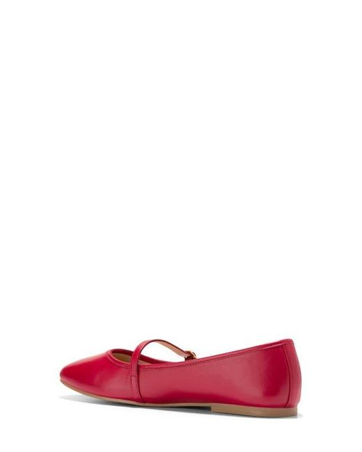 Cole Haan Yelena Mary Jane Ballet Flat in Red | Lyst