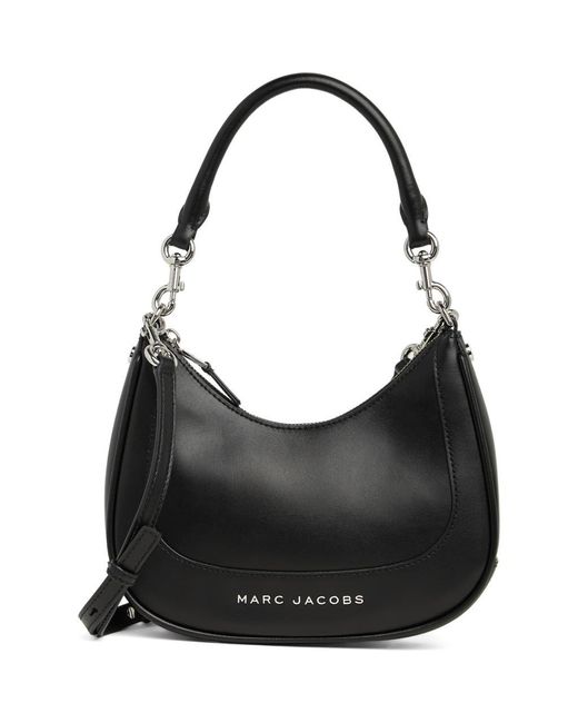 Marc Jacobs Small Leather Hobo Bag in Black | Lyst