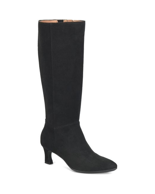 EuroSoft Venice Knee High Boot in Black | Lyst