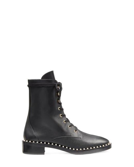 Stuart Weitzman Sondra Pearl Bootie in Black | Lyst
