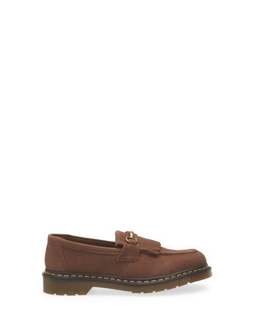 Dr. Martens Adrian Kiltie Fringe Snaffle Bit Loafer in Brown | Lyst