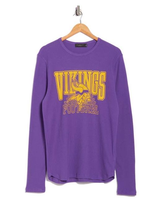 Junk Food Vikings Long Sleeve Thermal Graphic T-Shirt in Purple for Men ...