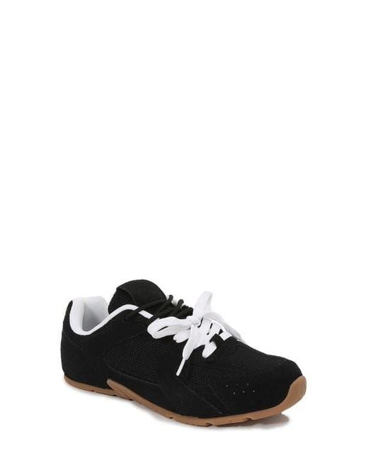 BERNESS Lula Double Lace Sneaker in Black | Lyst