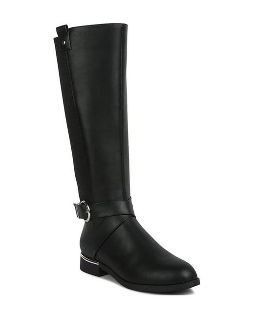 LONDON RAG Snowed Knee High Boot in Black | Lyst