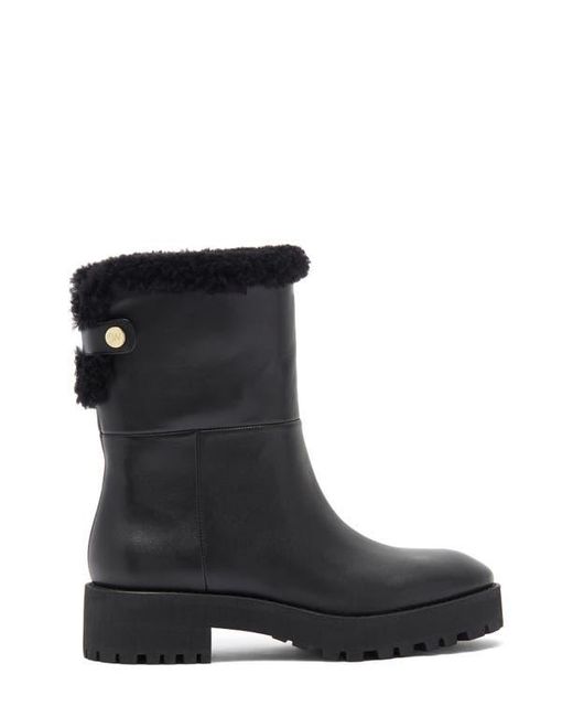 Stuart Weitzman Genuine Shearling Cooper Chill Bootie in Black | Lyst